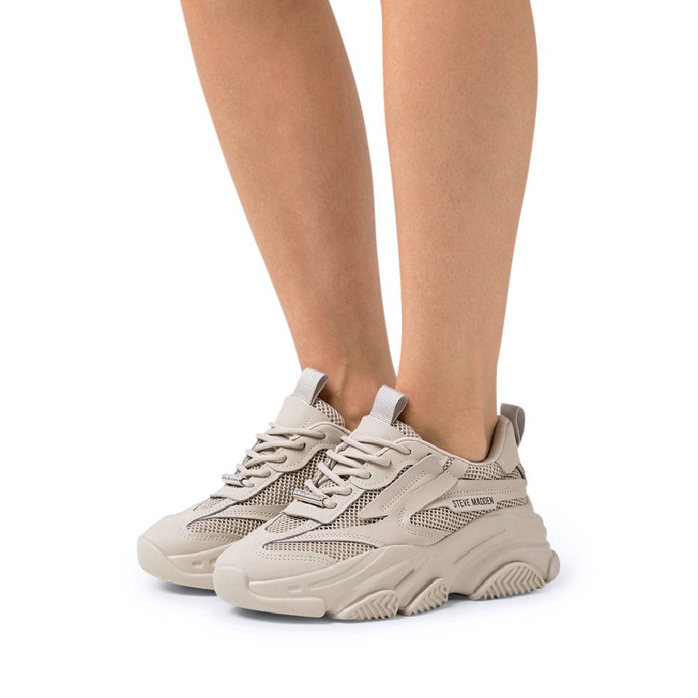 Steve Madden POSSESSION Dames Sneakers Greige (SM11001910 ... Steve Madden POSSESSION Dames Sneakers Greige (SM11001910 ...